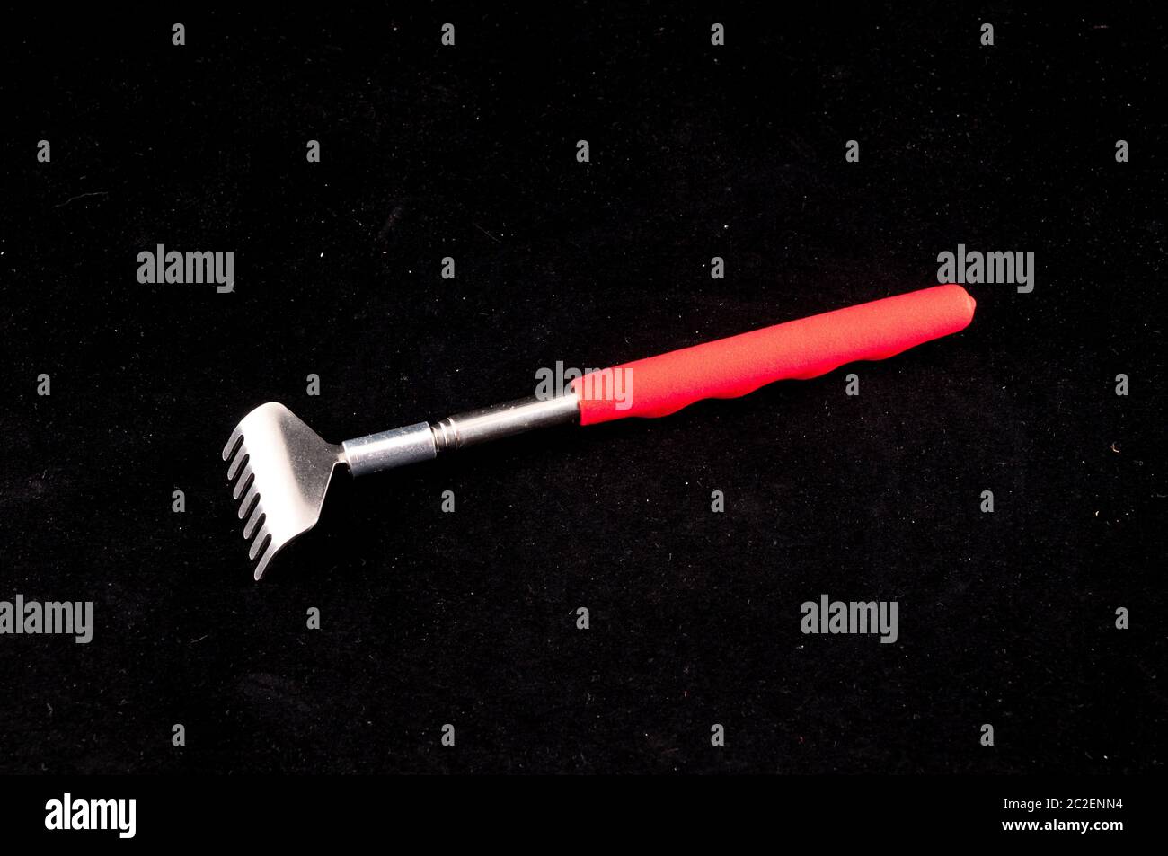 Photo Picture of a Metallic Rake Tool Stock Photo - Alamy