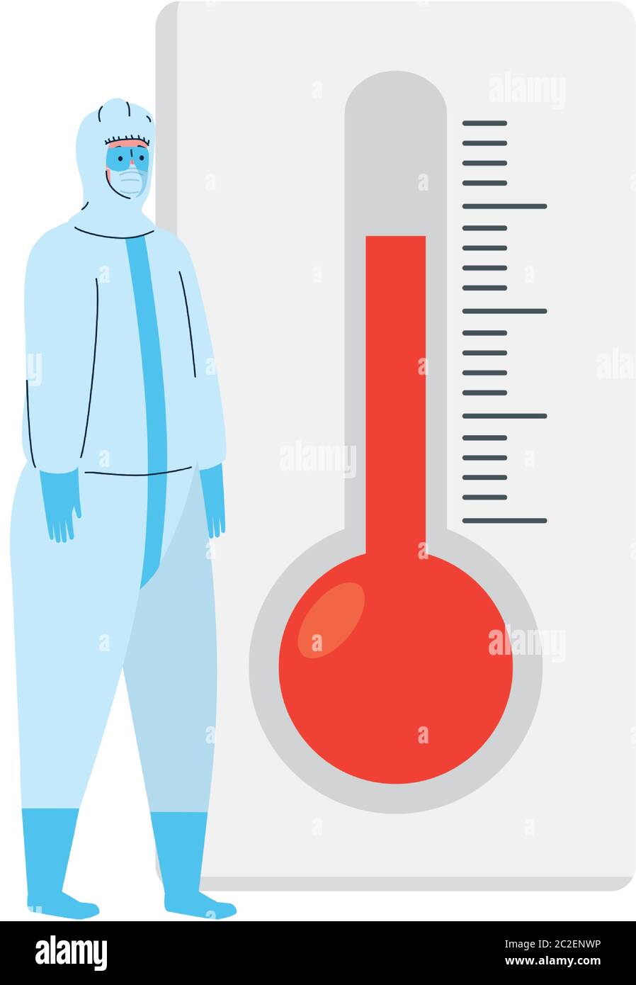 disinfection, person in viral protective suit, specialist in bio and ...