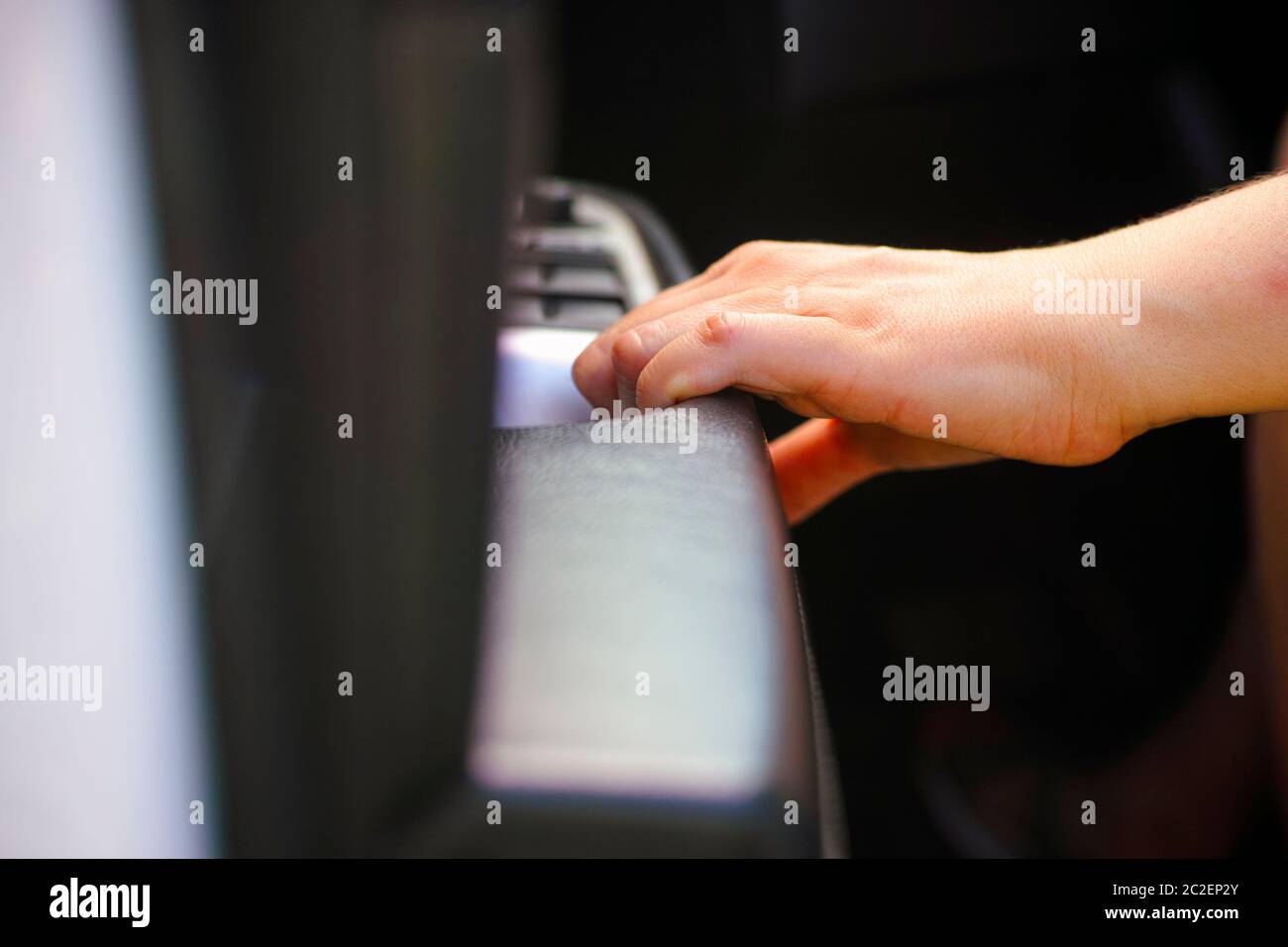 Inside car door handle hi-res stock photography and images - Alamy