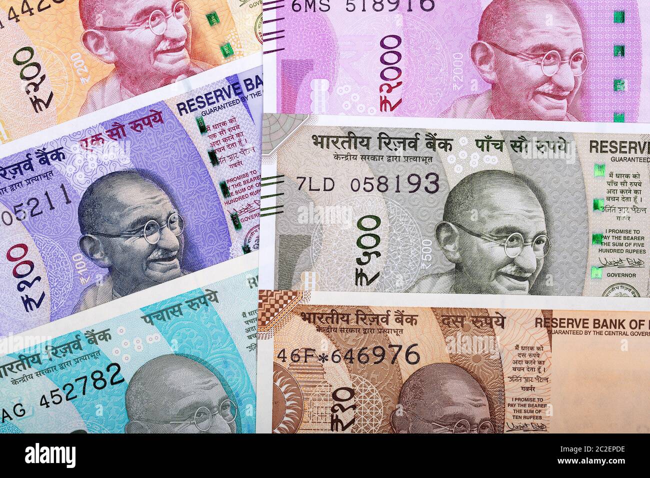 Indian currency rupee banknotes hi-res stock photography and images - Alamy