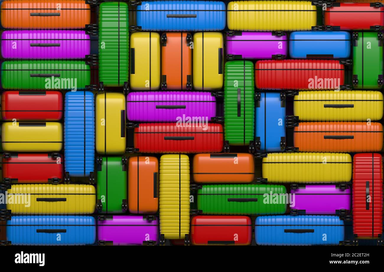 Suitcases pile stacked luggage hi-res stock photography and images - Alamy
