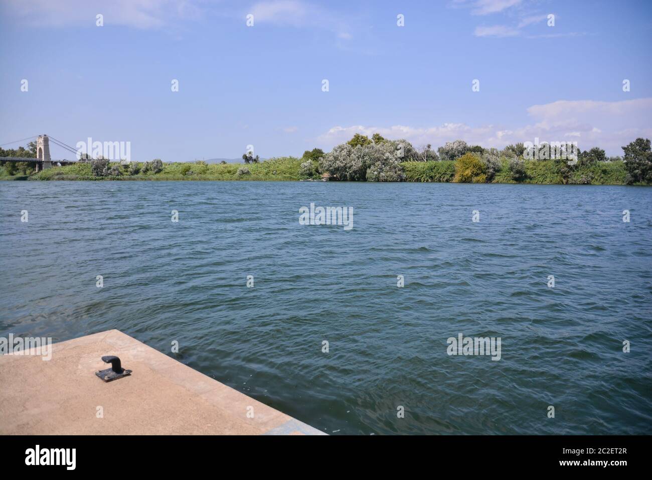 Photo Picture of the Ebro River in Spain Stock Photo - Alamy