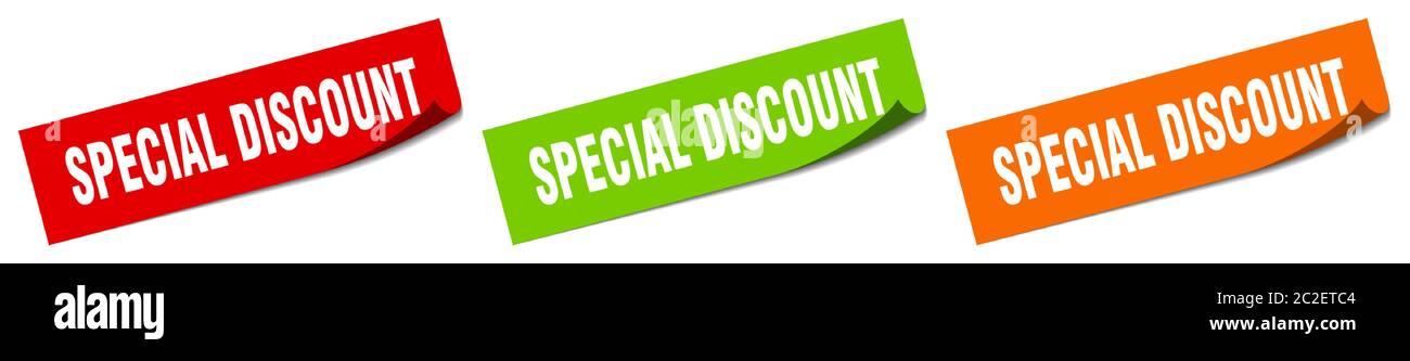 special discount sticker. special discount square isolated sign ...