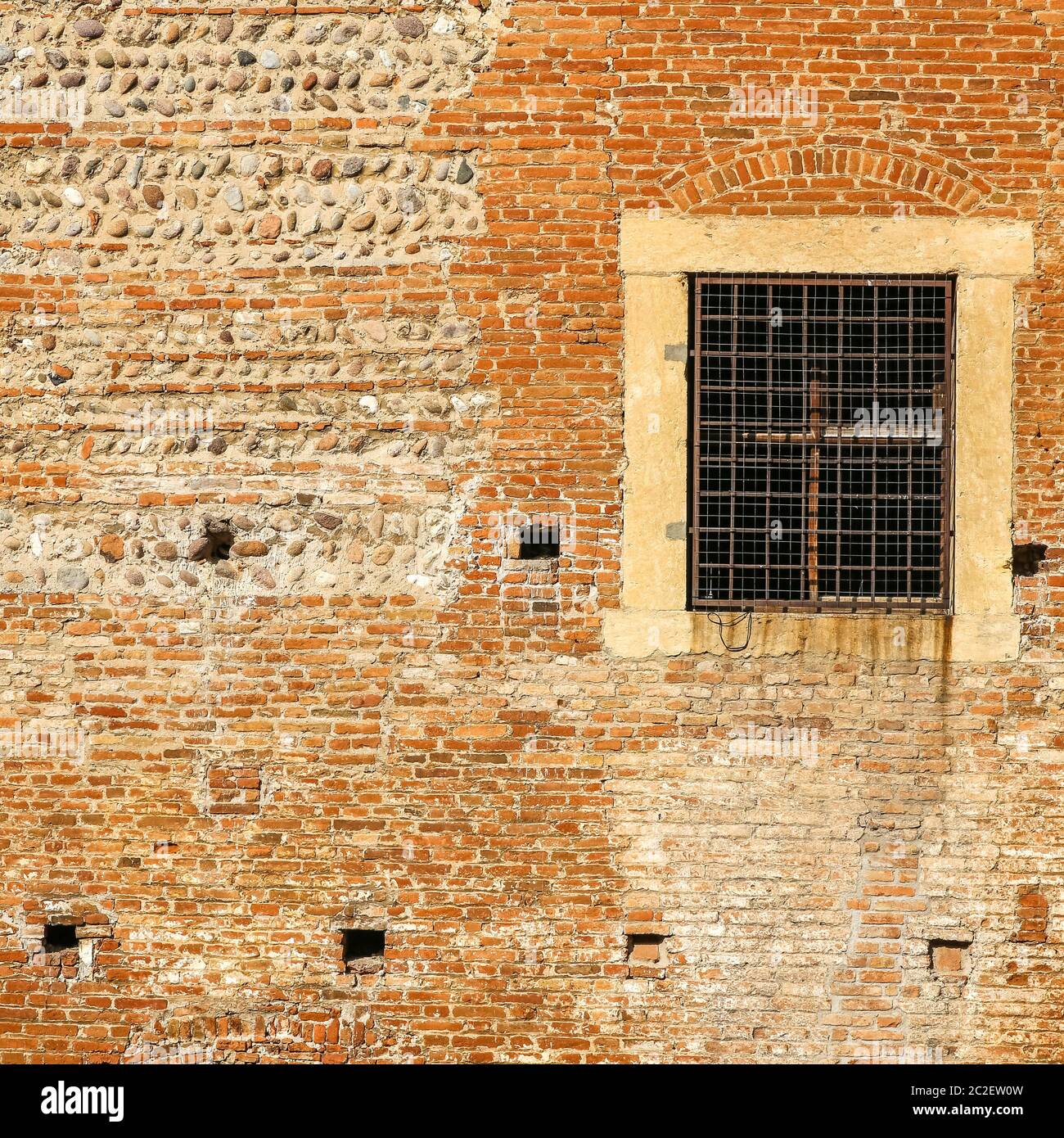 windows in the facades of ancient medieval houses Stock Photo - Alamy