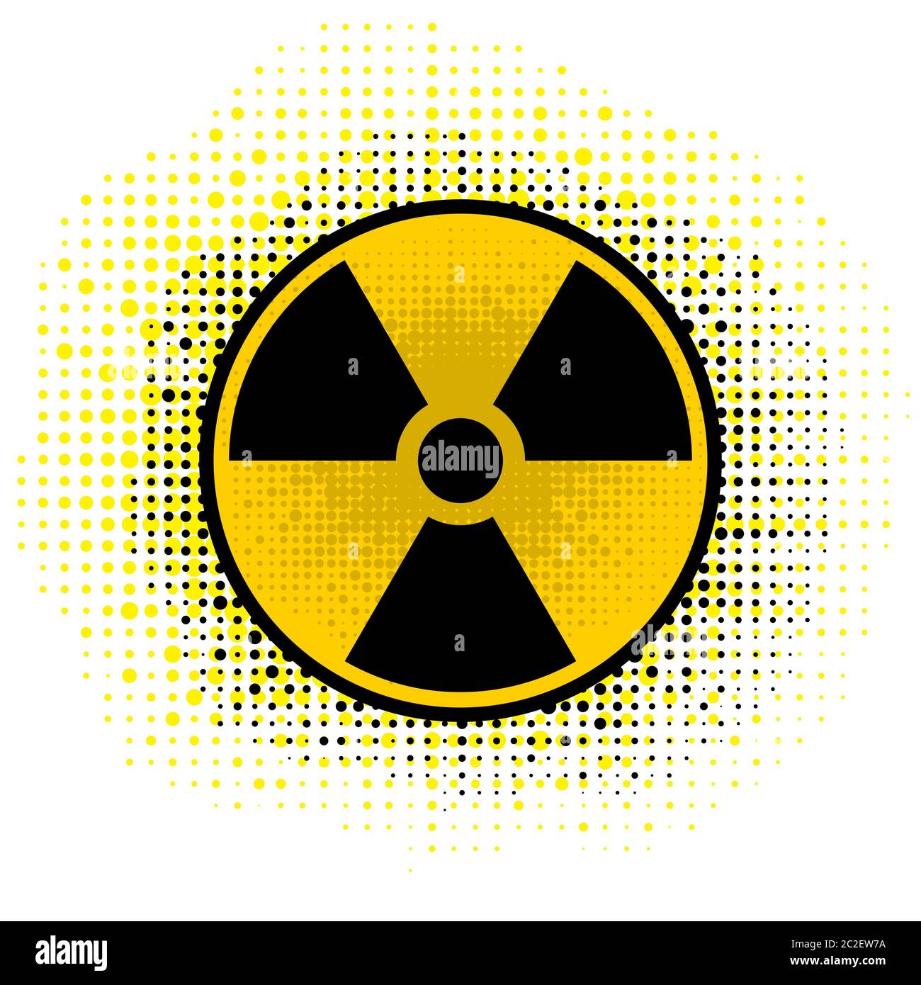 Ionizing Radiation Sign. Radioactive Contamination Symbol. Warning ...