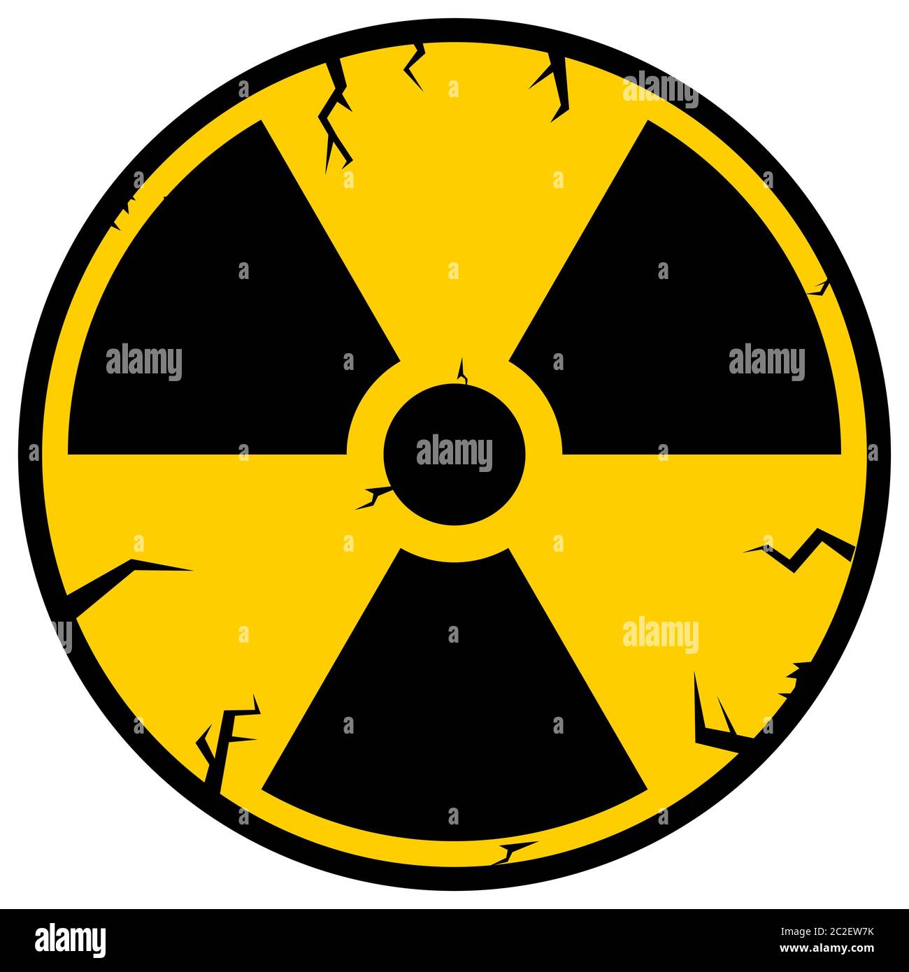 Ionizing Radiation Sign. Radioactive contamination symbol. Warning ...