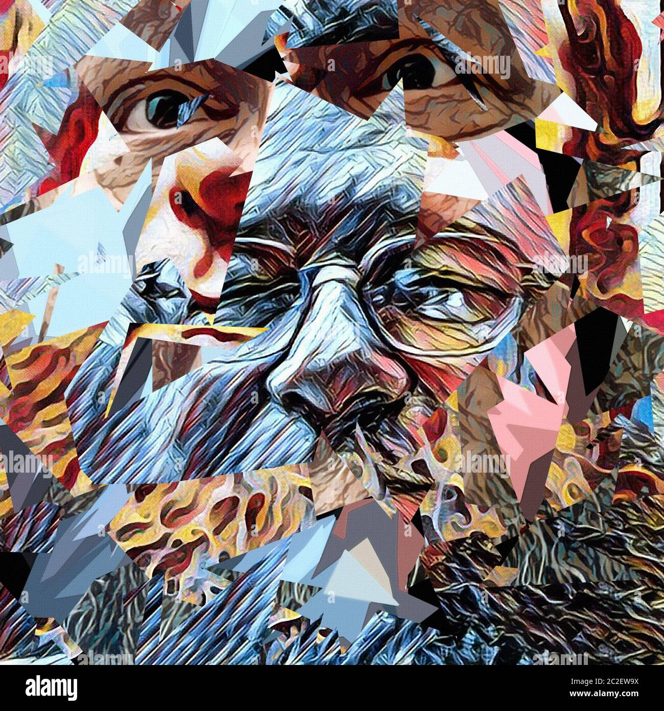 Painting art artwork man mans hi-res stock photography and images - Alamy