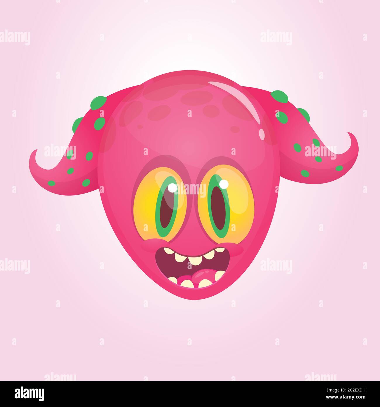Horned monster Stock Vector Images - Alamy