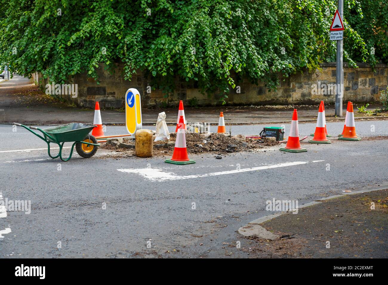 Uk roadworks hi-res stock photography and images - Alamy