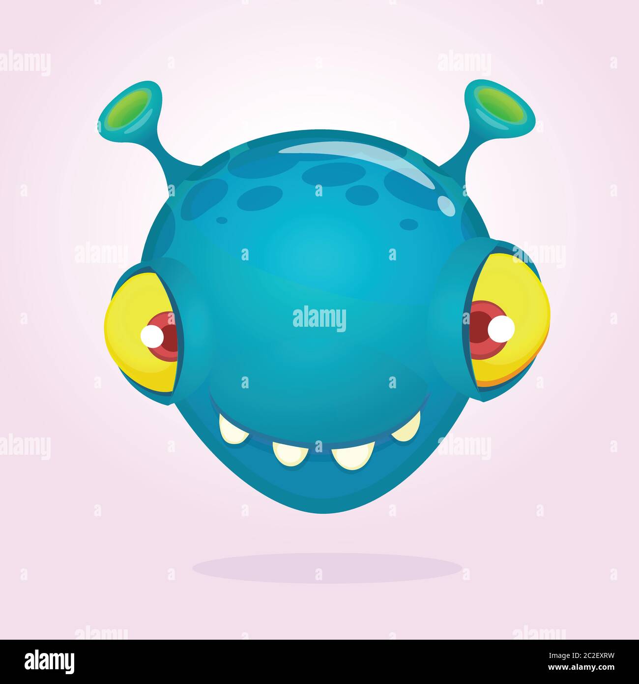 Blue alien antenna happy hi-res stock photography and images - Alamy