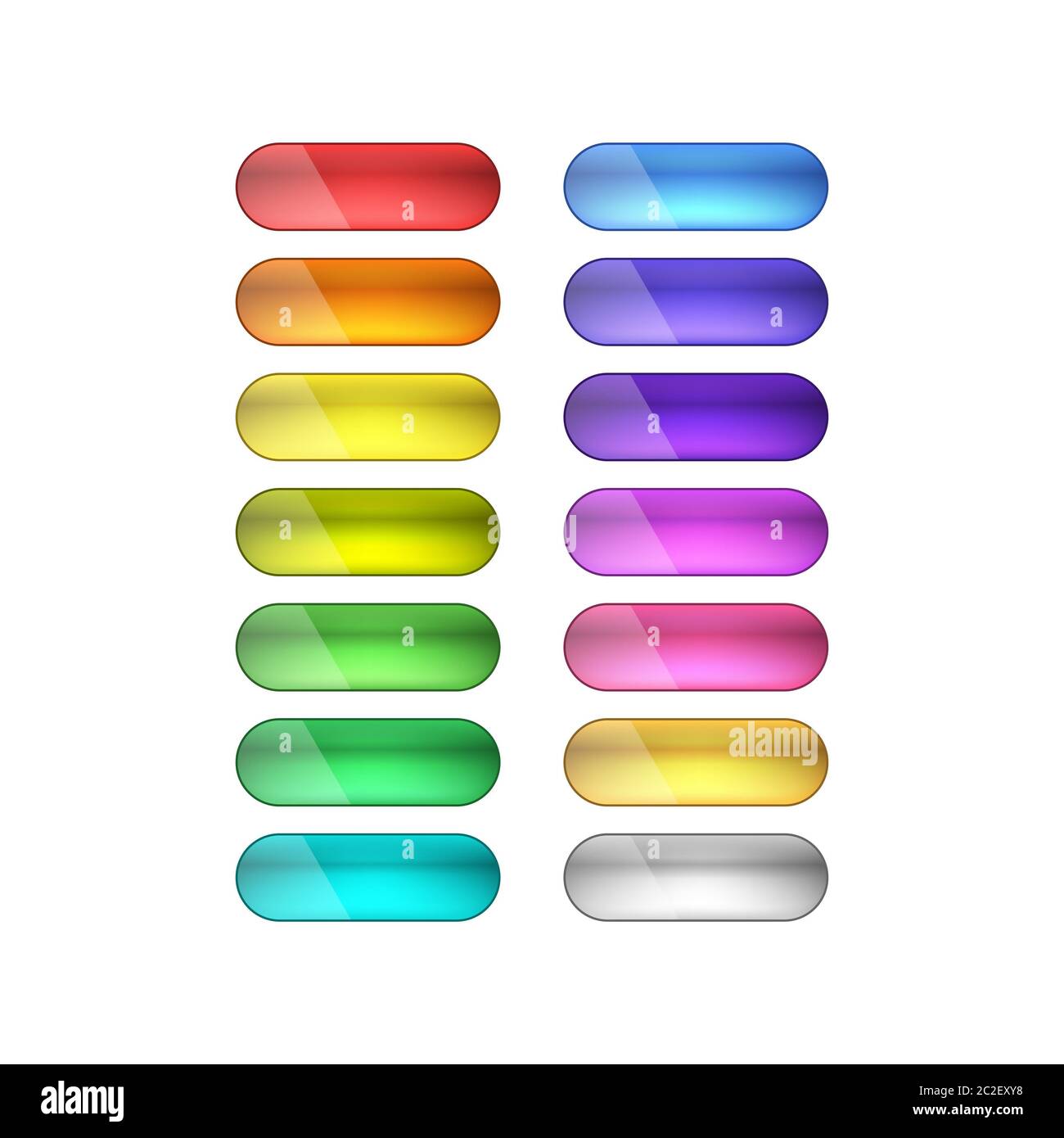 web buttons set Stock Photo - Alamy