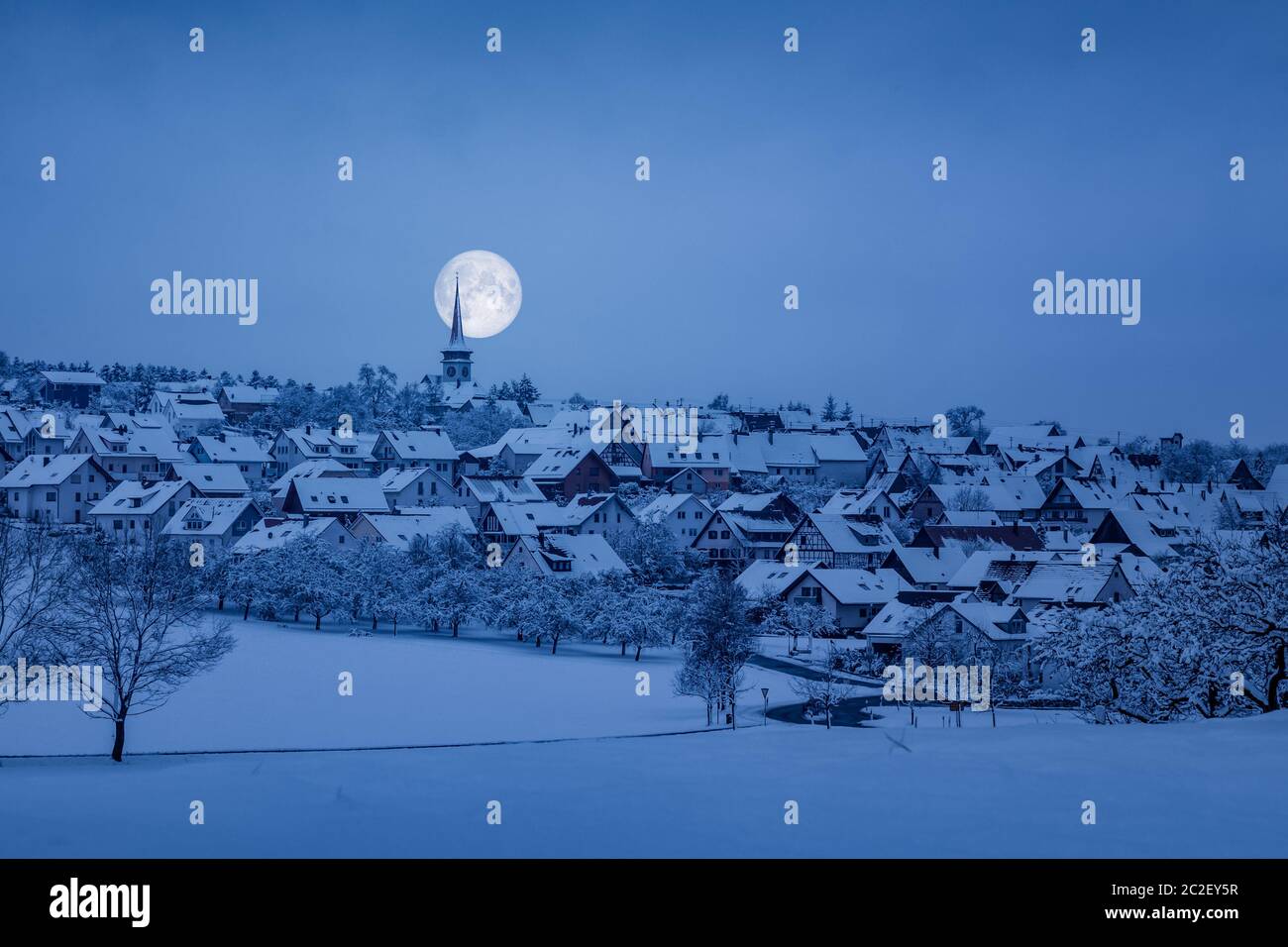 Village night germany hi-res stock photography and images - Alamy