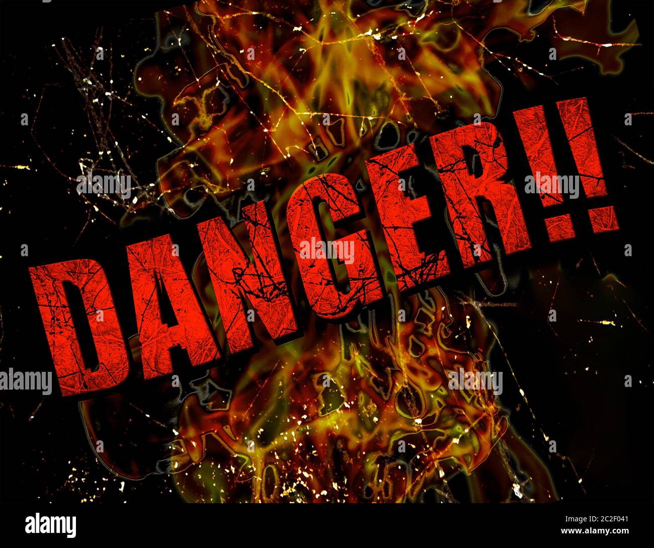 Danger Concept Background Stock Photo - Alamy