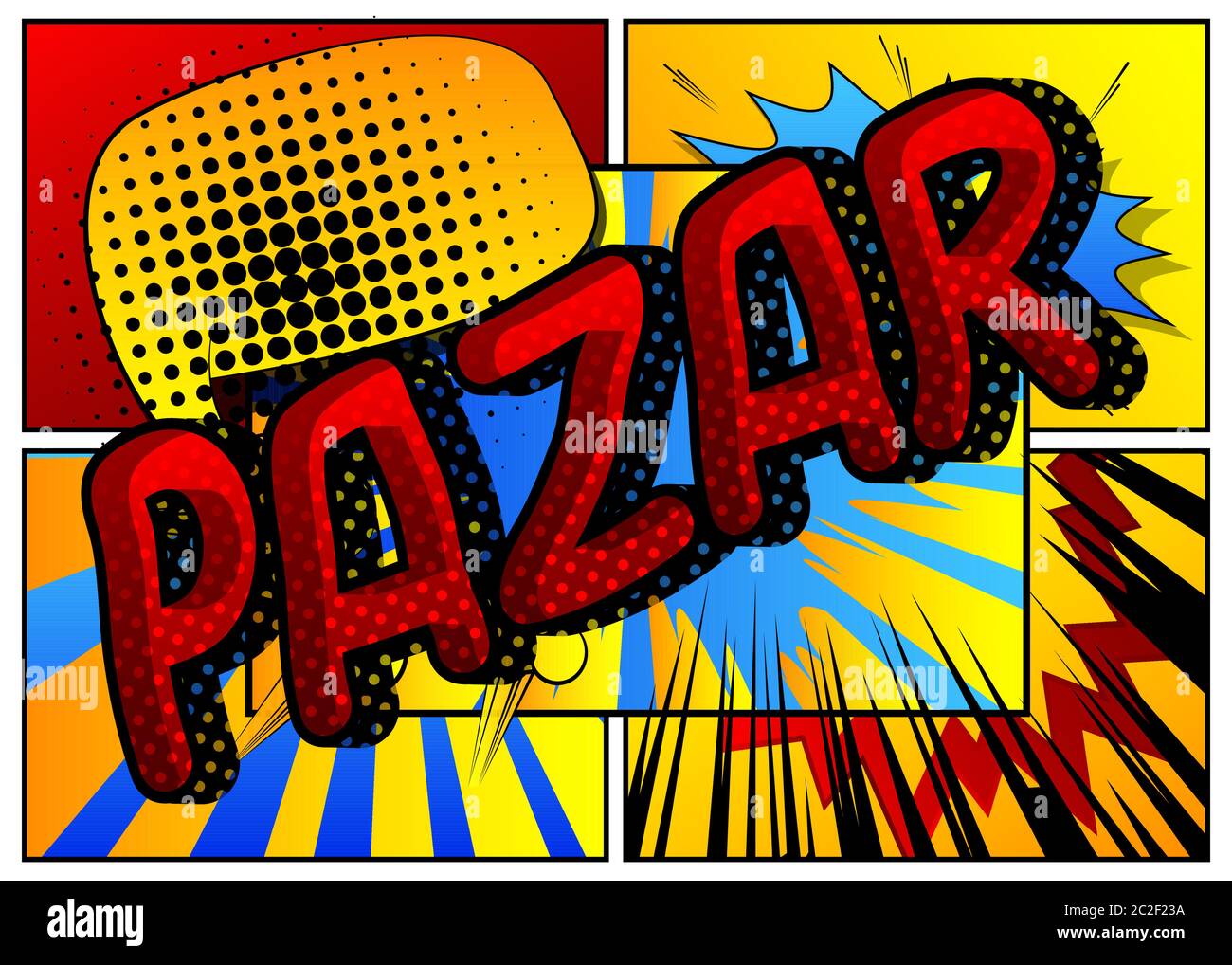 Lavish in Hungarian. Comic book style foreign language cartoon words ...