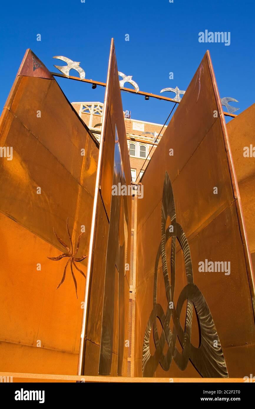 Celtic Forest sculptures by Black Rock arts Foundation, Riverwalk ...