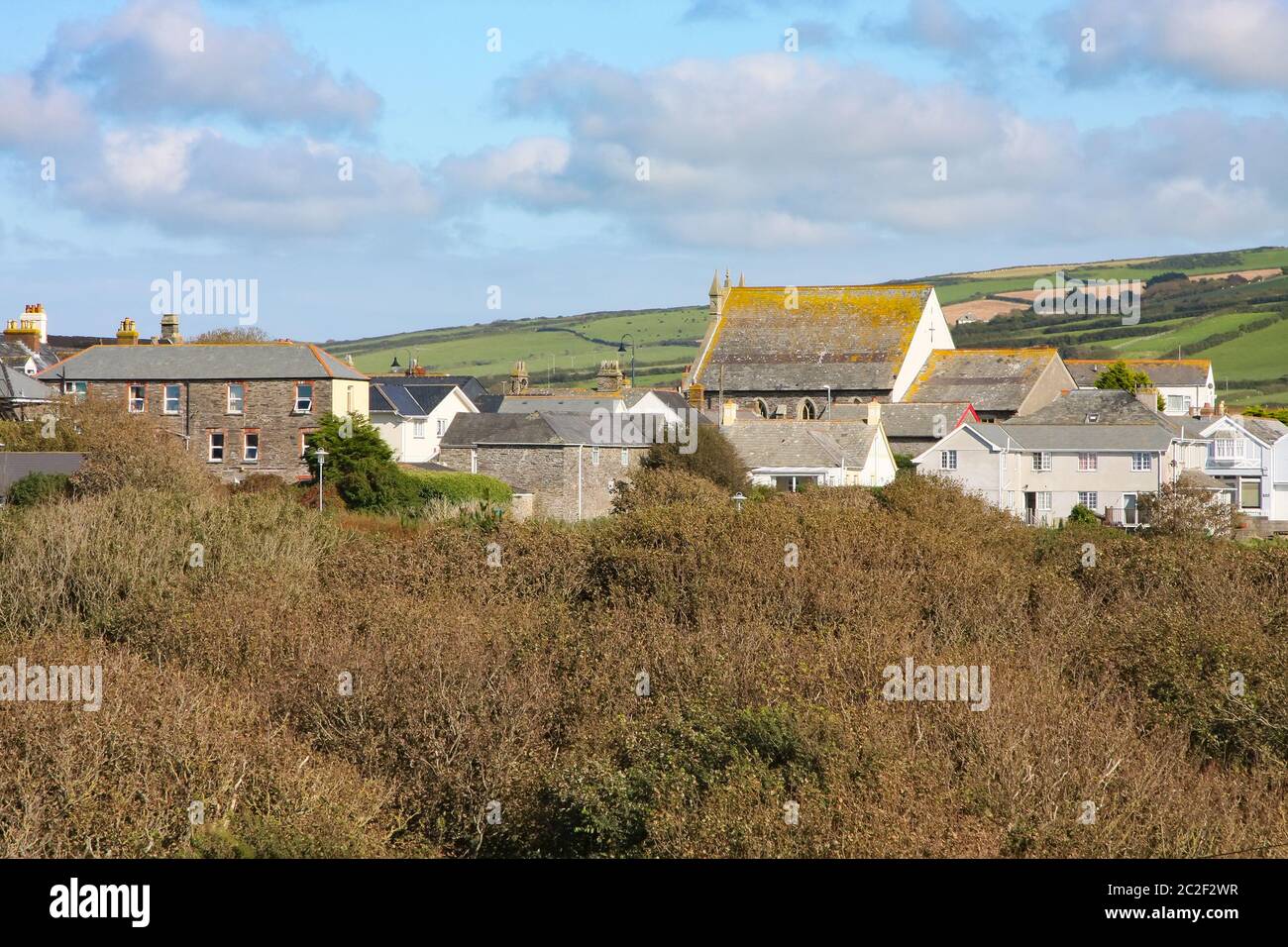 cornwall landscape scenery Stock Photo - Alamy