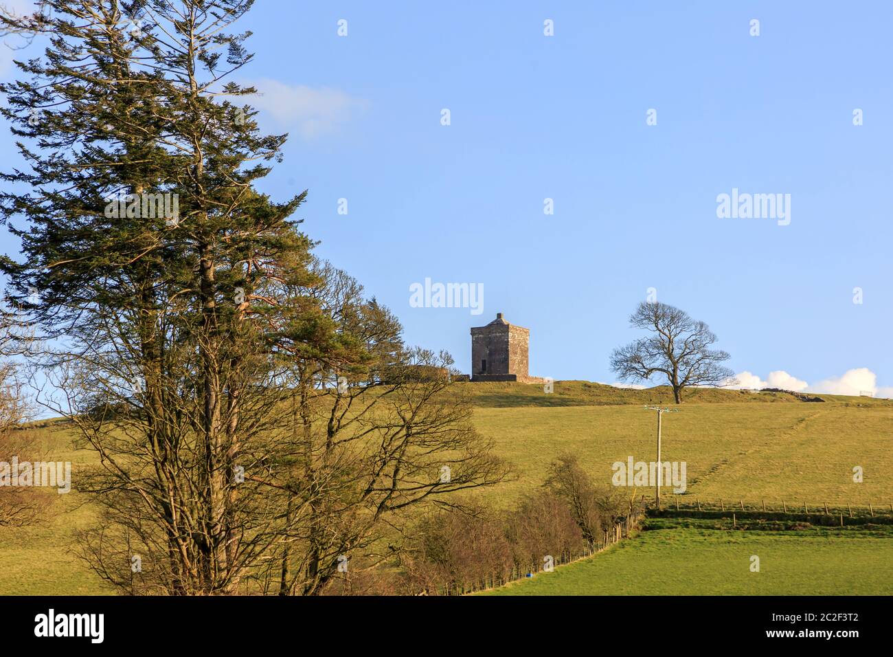 Hoddom, Scotland - March 5, 2020 : Westside view of the historical ...
