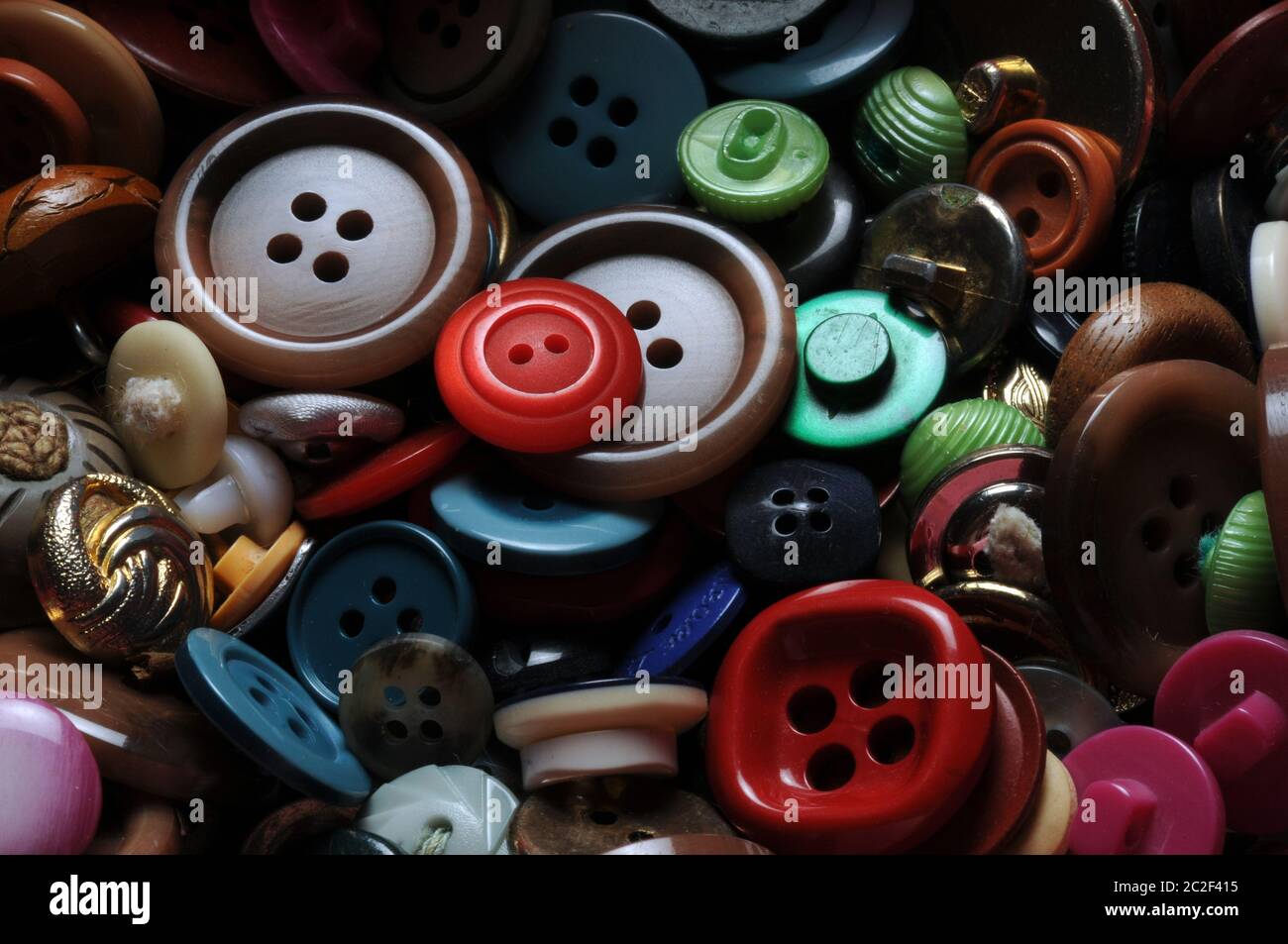 Background of colorful mixed buttons Stock Photo - Alamy