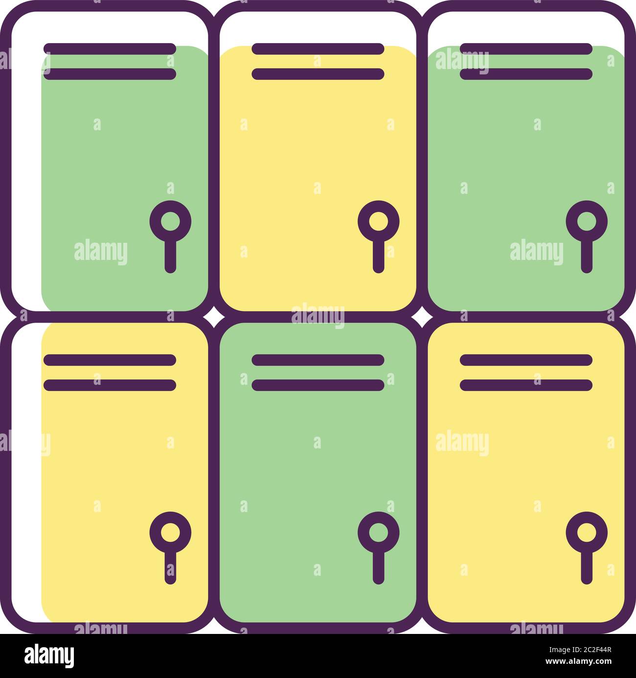 Shopping mall lockers hi-res stock photography and images - Alamy