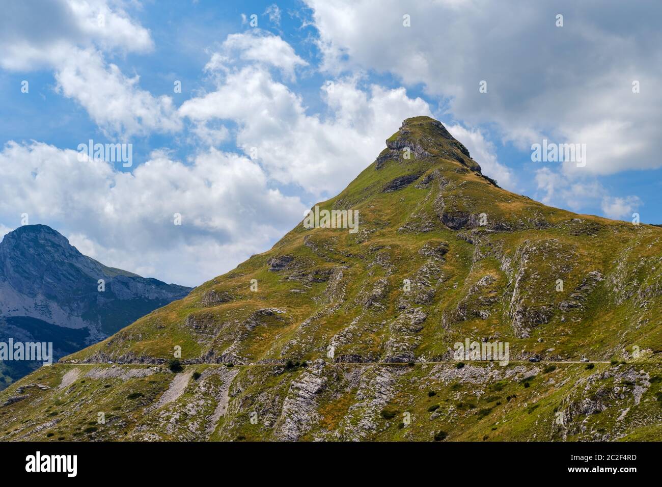 Summer mountain Durmitor National Park, Montenegro. Durmitor panoramic ...