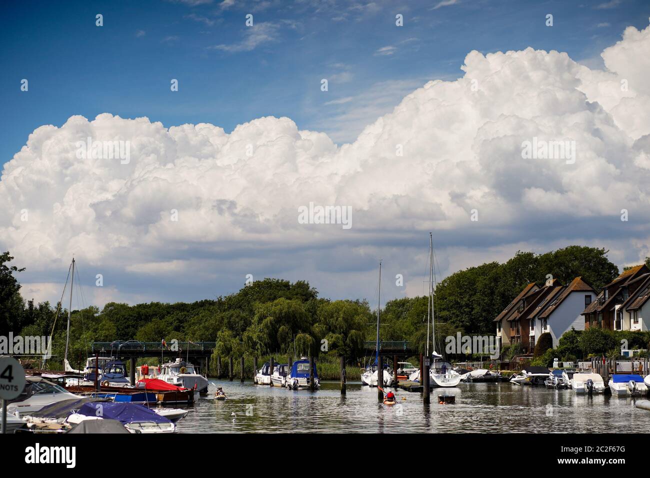 Bournemouth, UK. 17th June 2020. Water lovers enjoy the sunshine on the ...
