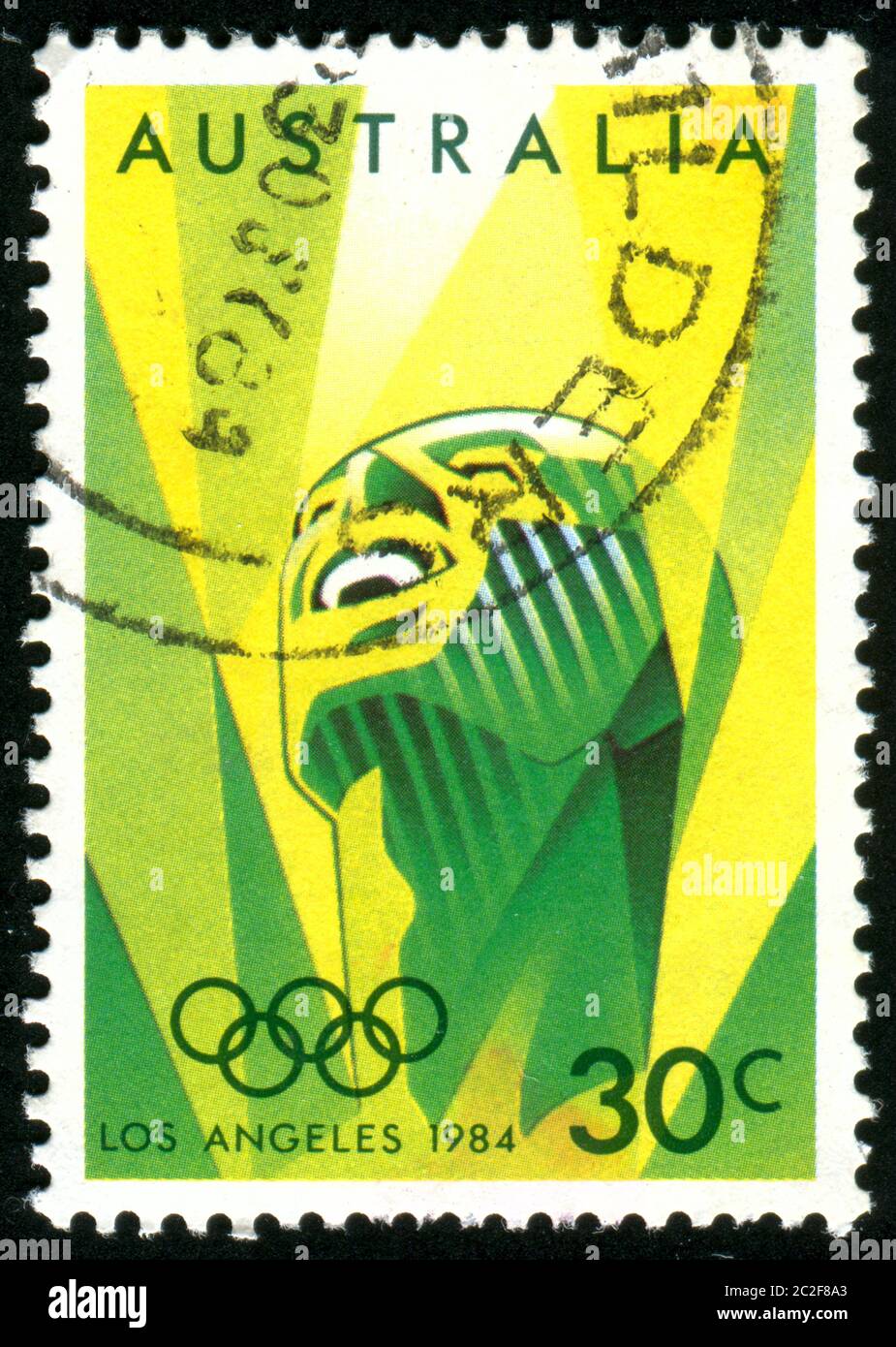 AUSTRALIA - CIRCA 1984: stamp printed by Australia, shows 1884 Summer ...