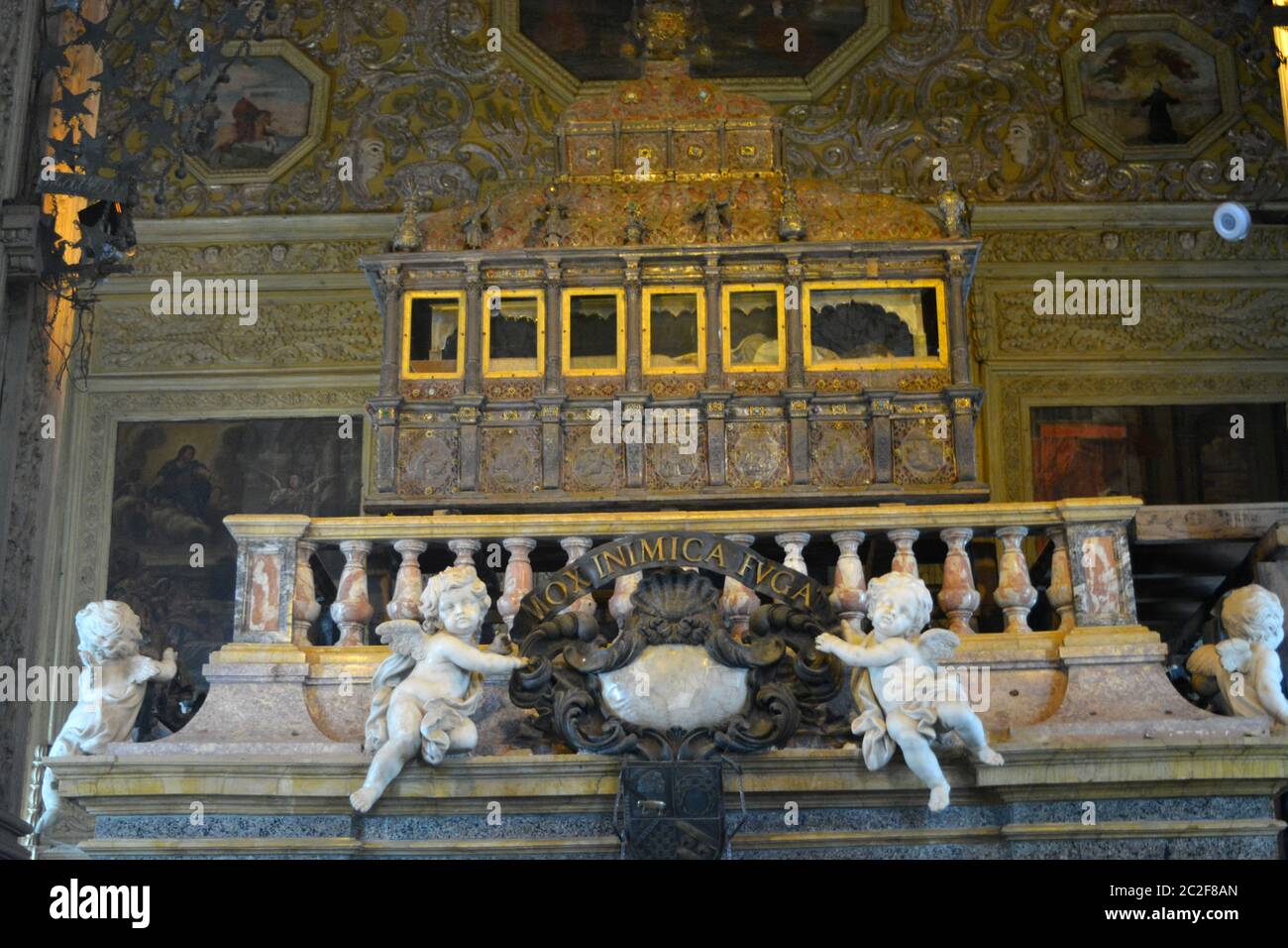 Basilica of Bom Jesus / body of St. Francis Xavier is preserved Stock ...