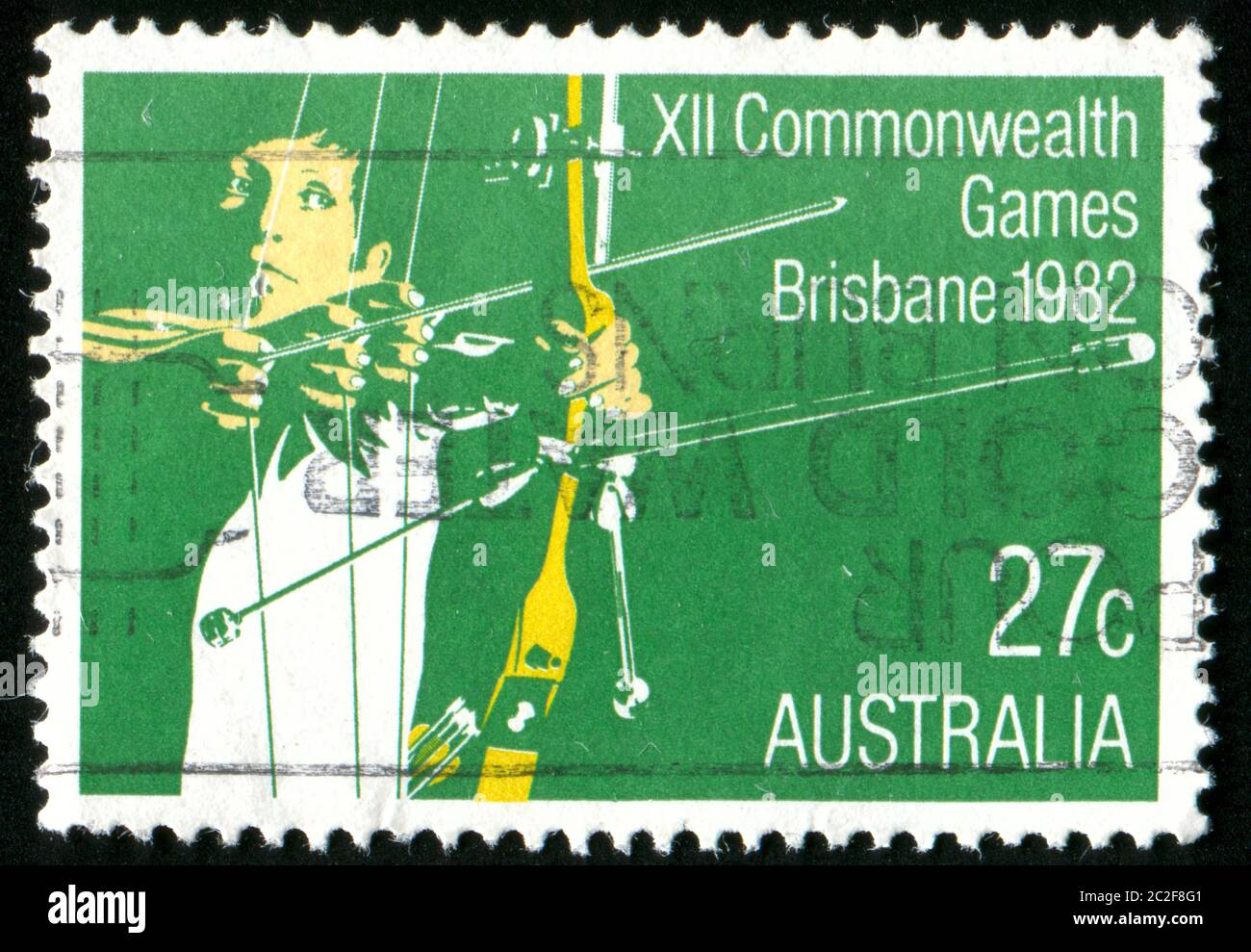 AUSTRALIA - CIRCA 1982: stamp printed by Australia, shows 12th ...