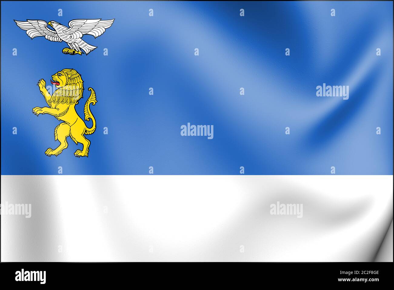 3D Flag of Belgorod, Russia. 3D Illustration Stock Photo - Alamy