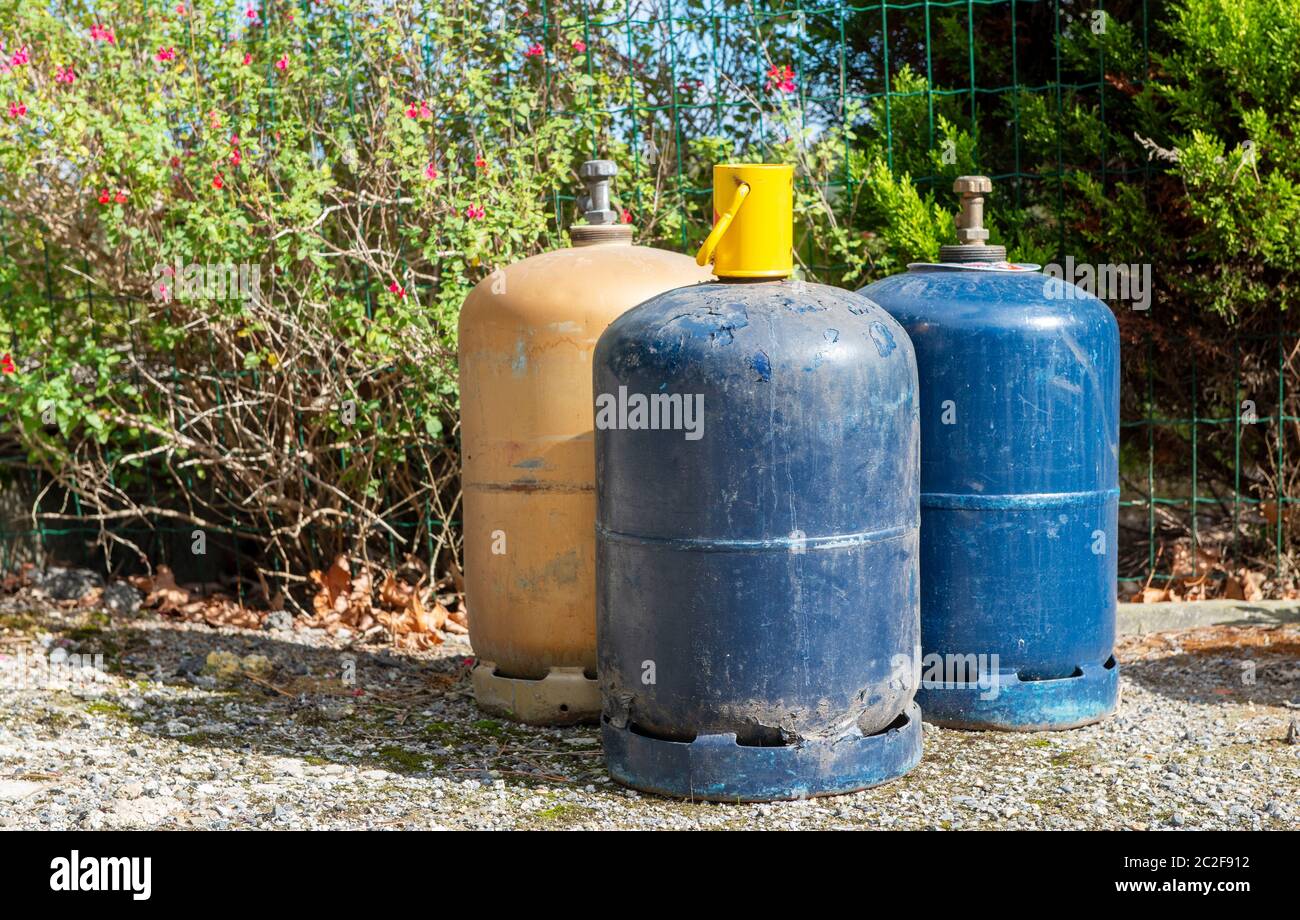 Lpg cooking gas tank cylinders hi-res stock photography and images - Alamy