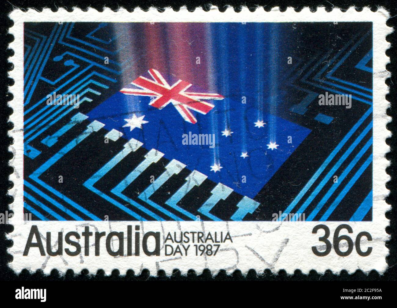AUSTRALIA - CIRCA 1987: stamp printed by Australia, shows Australian ...