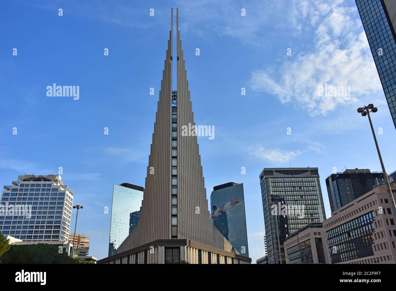 Italy, Napoli, view of the historic center, castles and monuments ...