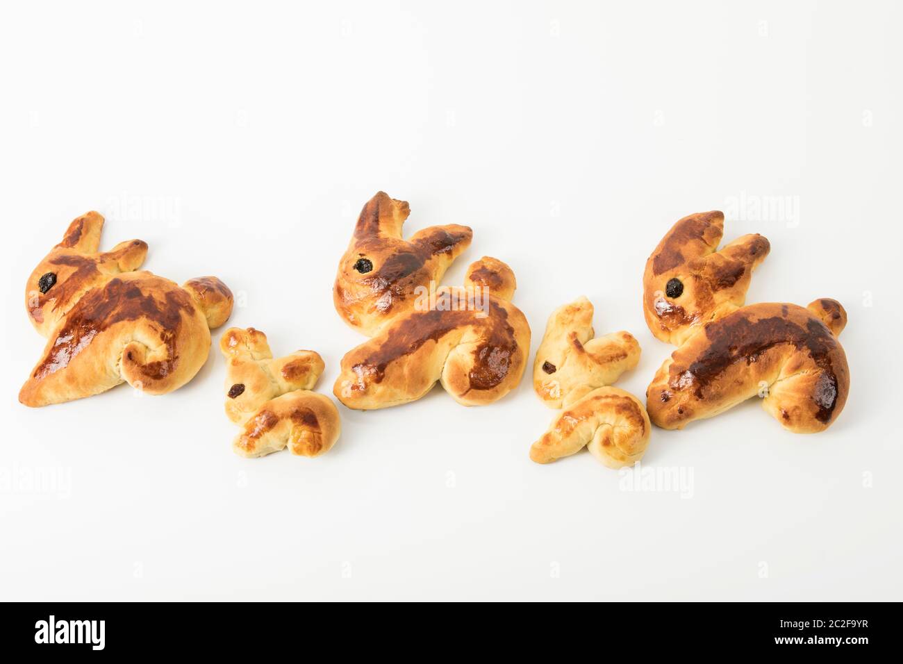 four easter bunnies Stock Photo - Alamy