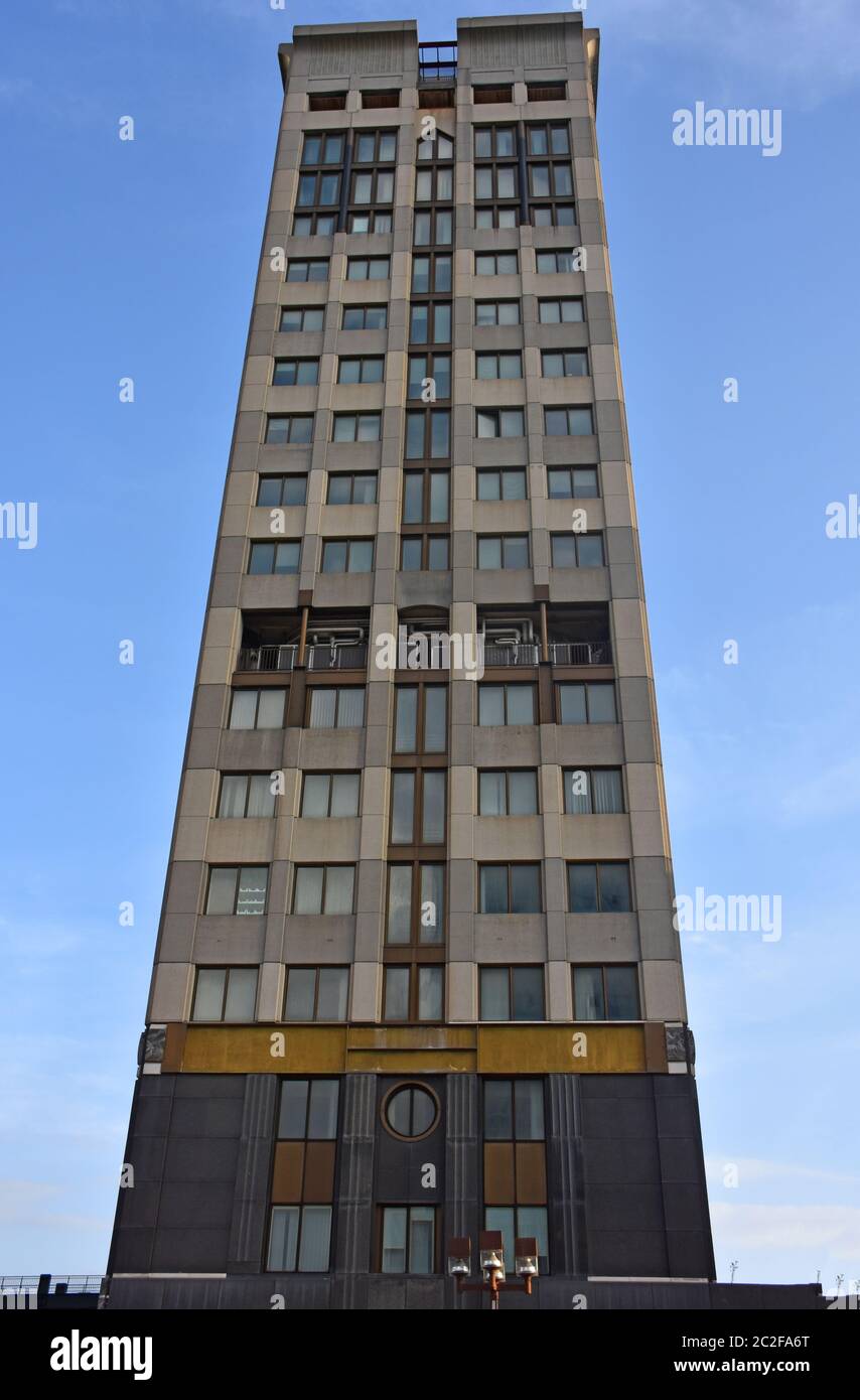 Italy, Napoli, view of the historic center, castles and monuments ...