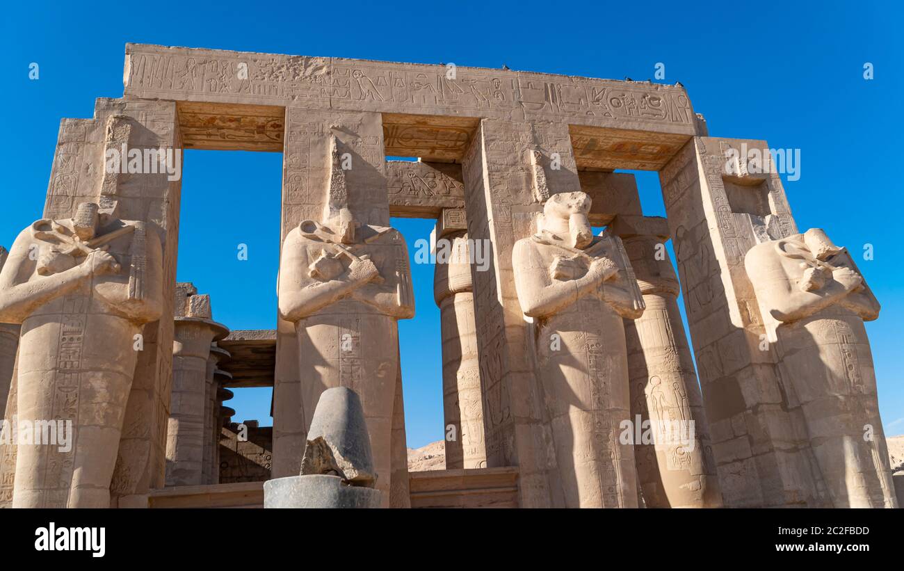 Statue Ramesses Ii At Luxor Temple High Resolution Stock Photography ...