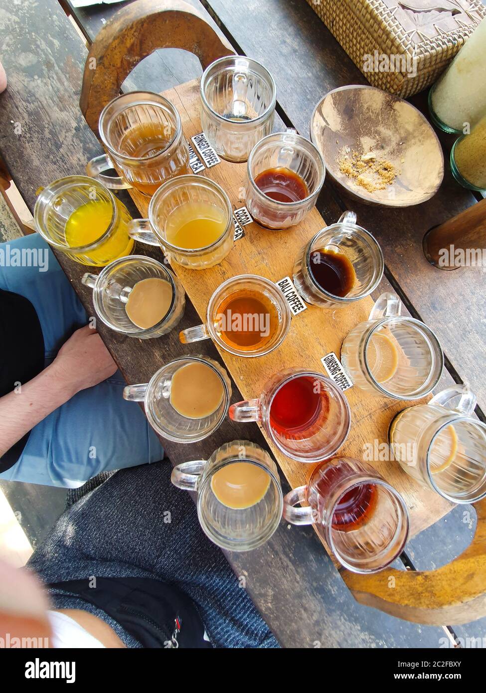 Traditional Balinese Coffee and Tea testing, Bali indonesia with ...