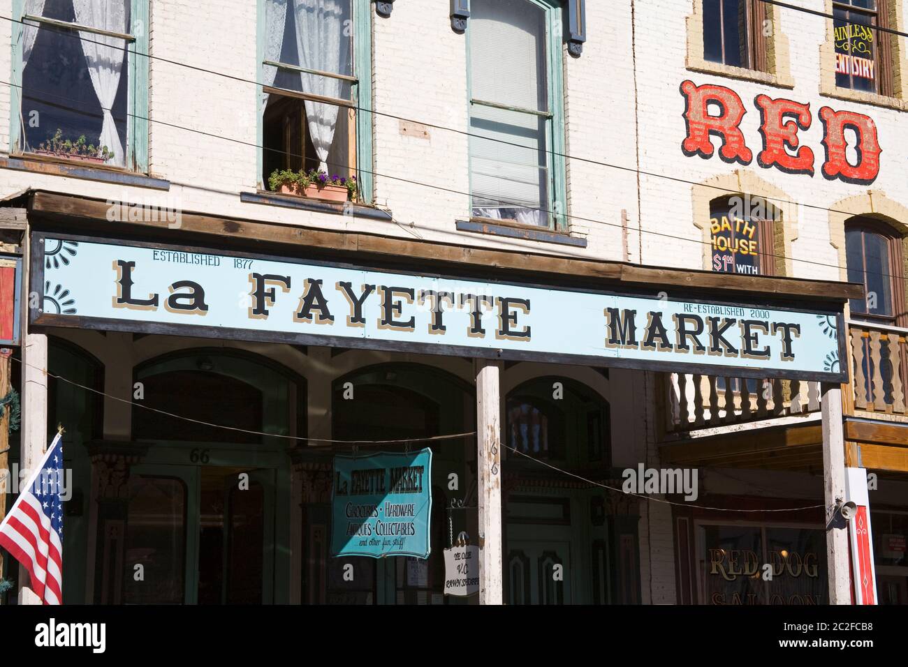 La Fayette Market in Virginia City, Nevada, USA Stock Photo - Alamy