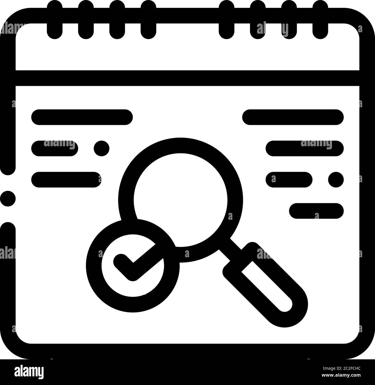 No Error Detection Icon Vector Outline Illustration Stock Vector Image And Art Alamy