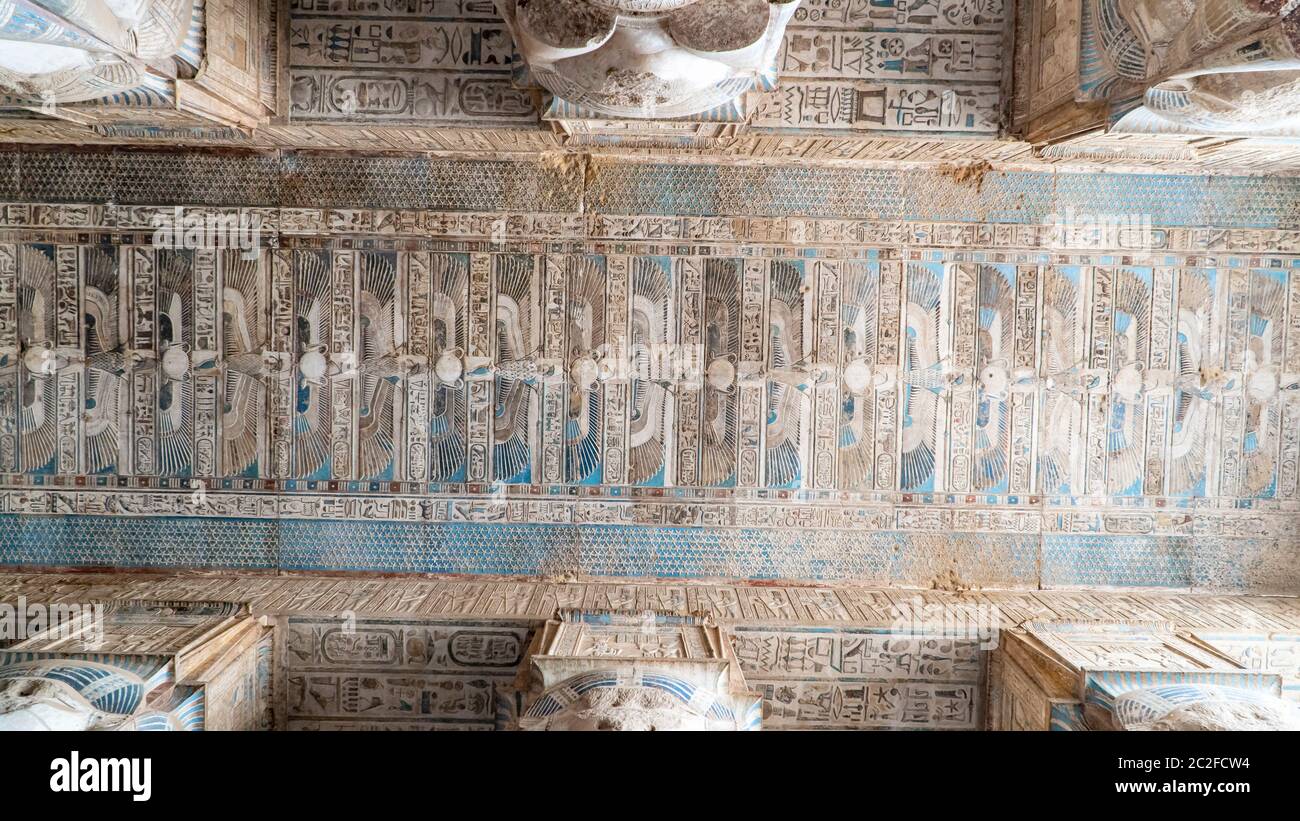 Dendera temple or Temple of Hathor. Egypt. Dendera , also spelled ...