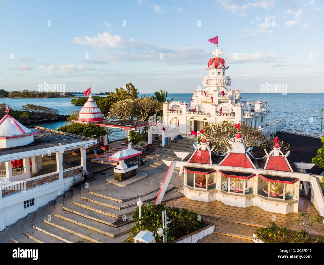 Sagar Shiv Mandir Hindu Temple on Mauritius Island Stock Photo - Alamy
