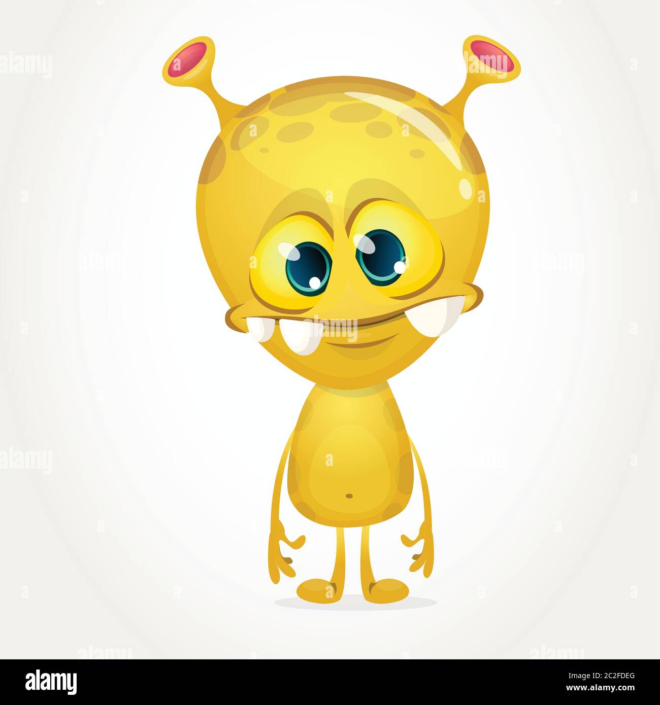 Cartoon monster. Vector illustration isolated Stock Vector Image & Art ...