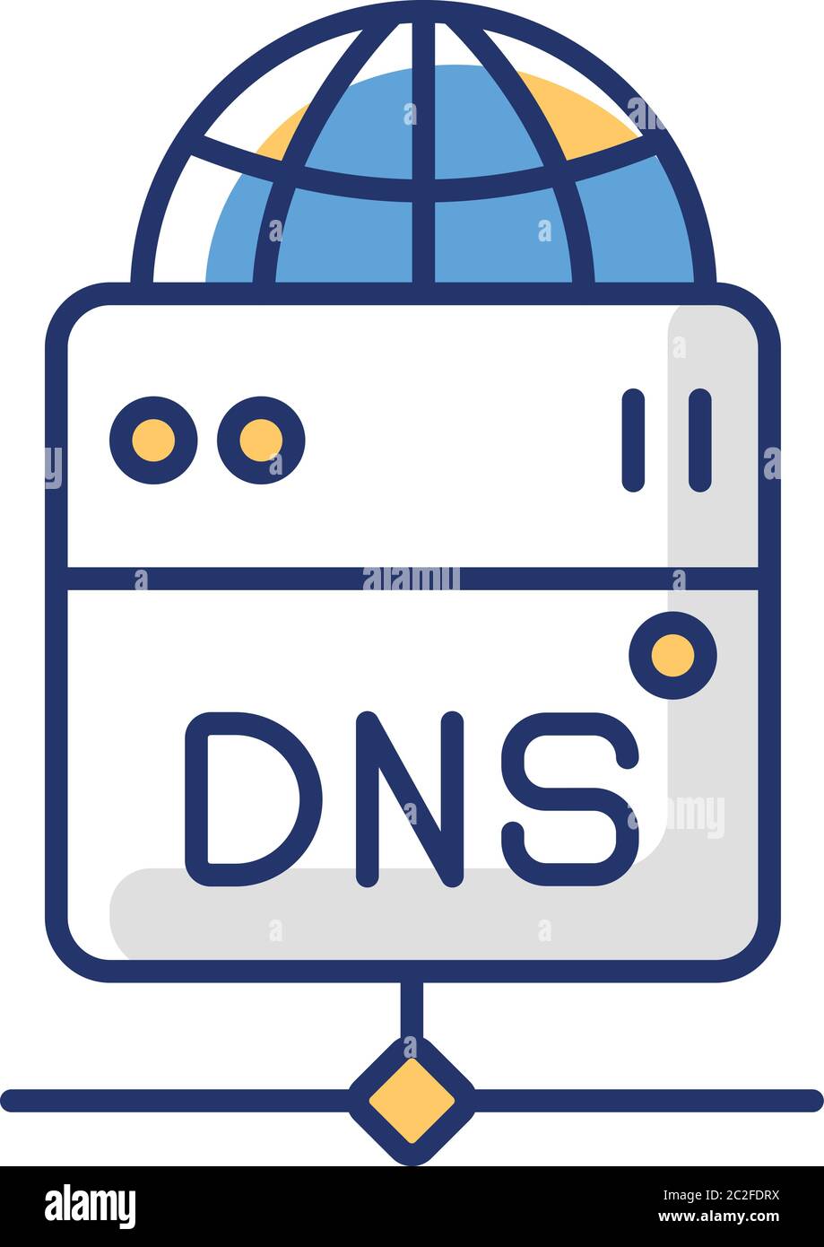 DNS server RGB color icon Stock Vector Image & Art - Alamy DNS server RGB color icon Stock Vector Image & Art - Alamy