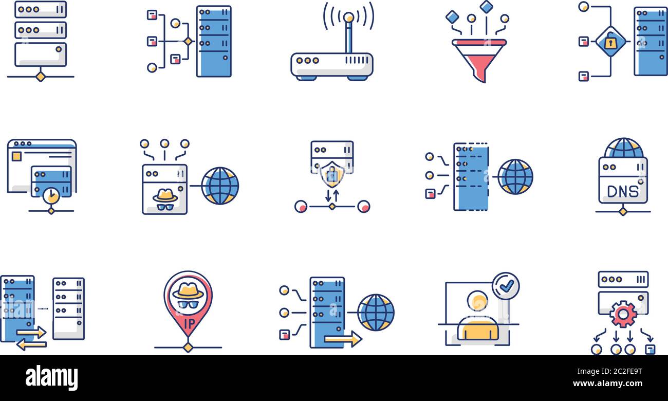 Proxy logo Stock Vector Images - Alamy