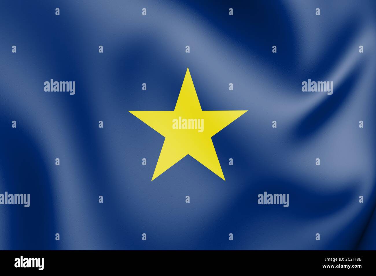 3D Republic of Texas (1836-1839) Flag. 3D Illustration Stock Photo - Alamy