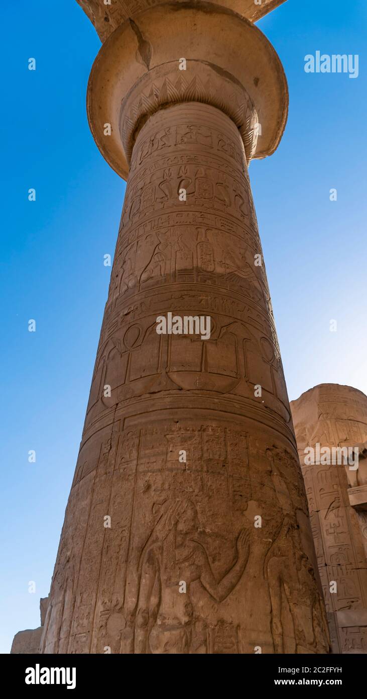 Temple of Kom Ombo. Kom Ombo is an agricultural town in Egypt famous ...
