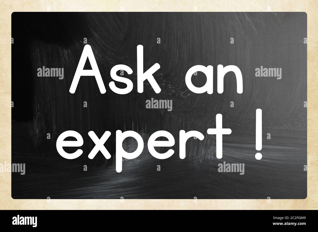 ask an expert concept Stock Photo - Alamy
