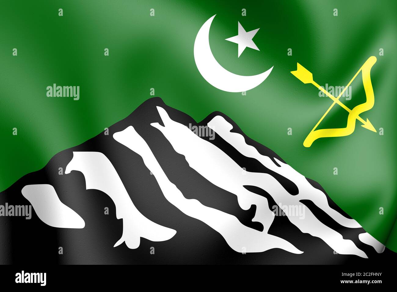 Flag of gilgit baltistan hi-res stock photography and images - Alamy