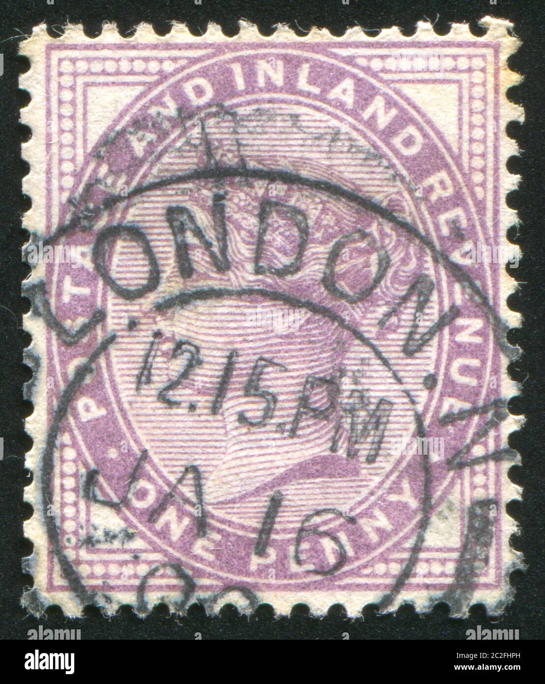 GREAT BRITAIN - CIRCA 1882: stamp printed by Great Britain, shows Queen ...