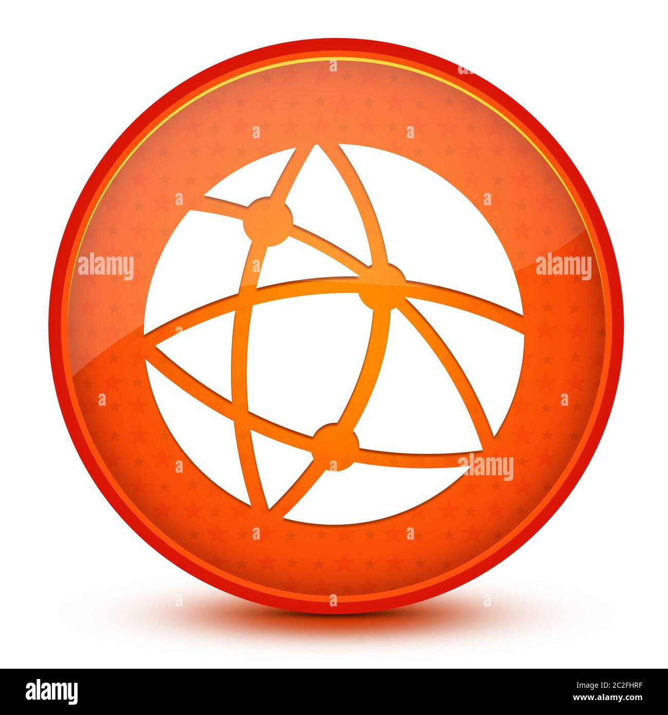 Link icon shiny glossy internet hi-res stock photography and images - Alamy