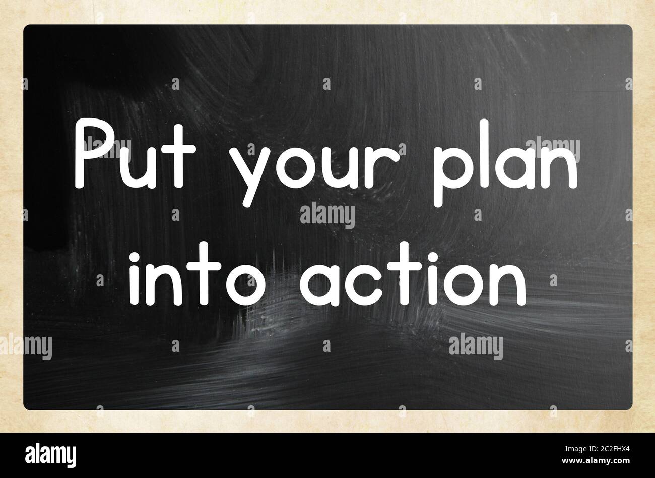 put your plan into action Stock Photo - Alamy